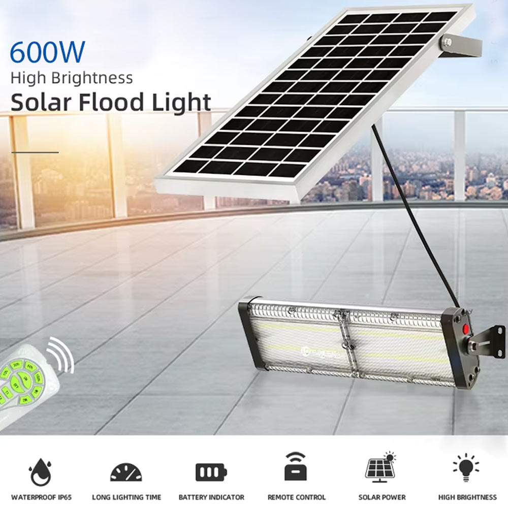 40W Premium Solar Floodlight | 6000 Lumens ALS Outdoor Light