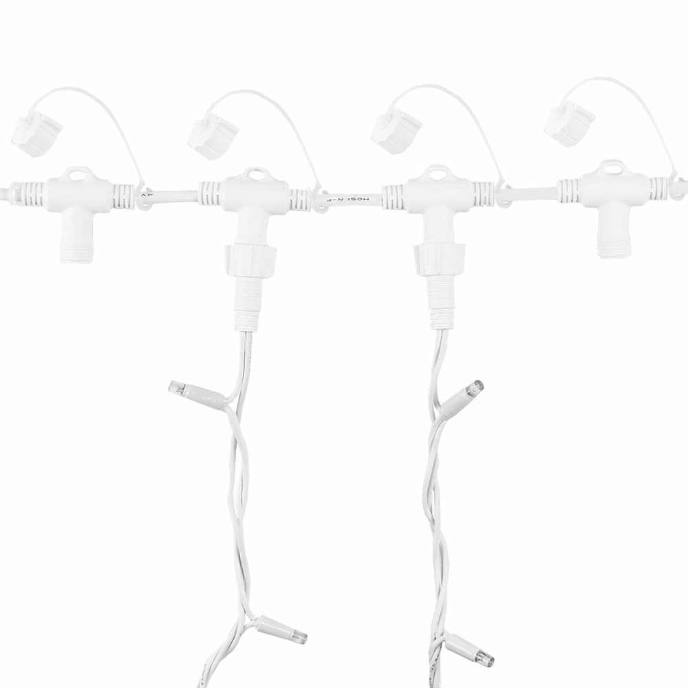 Connect Pro 9 Port White Curtain Connector