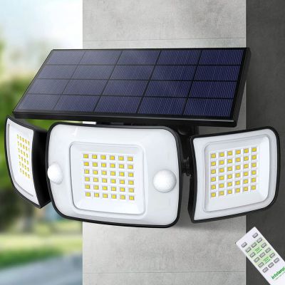 Ultra Thin Solar PIR Yard Light | 2400 Lumens | 270° Motion Detection