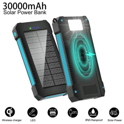Waterproof Solar Charger 30000 mAh