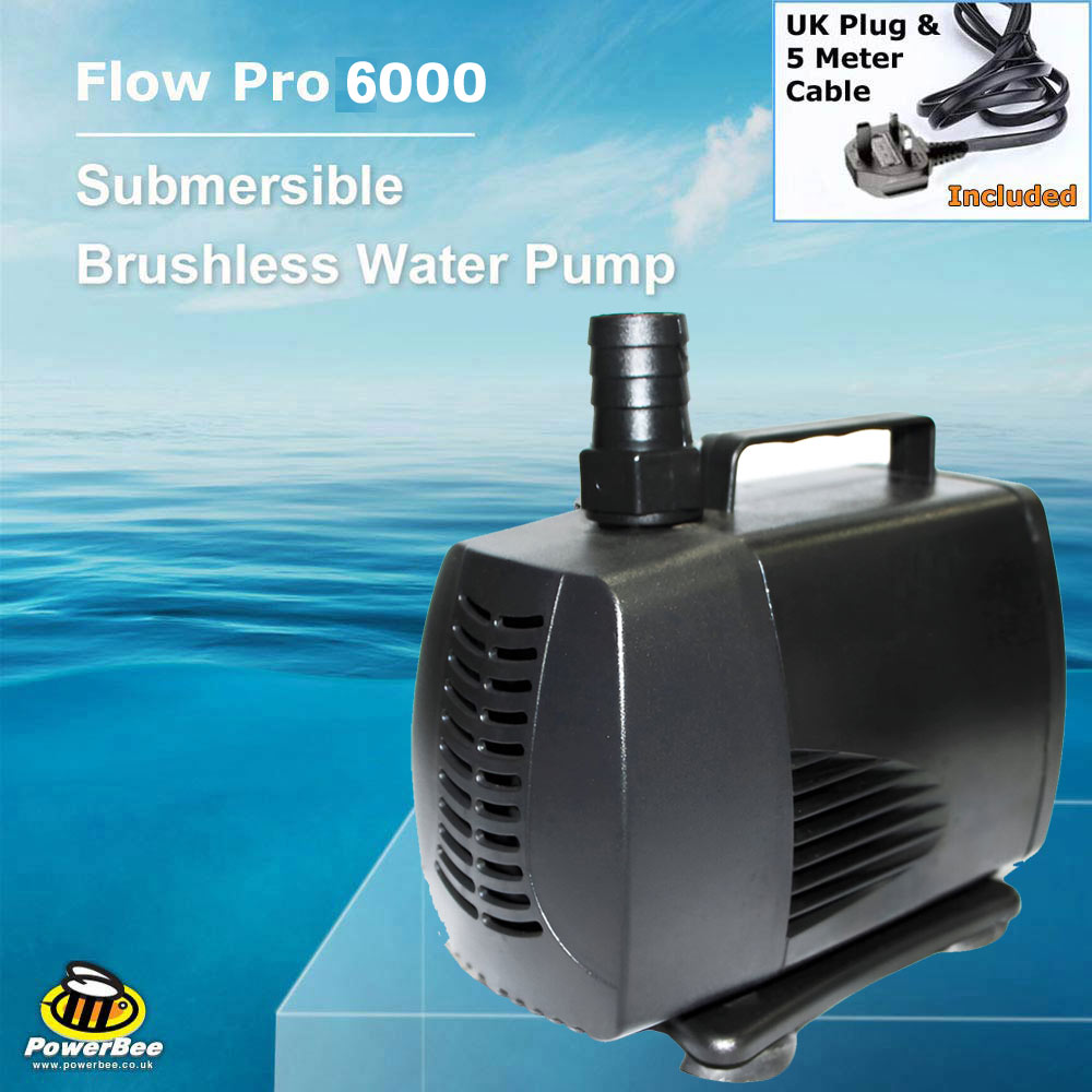 Flow Pro 6000 Pond Pump – 6000L/H, Quiet & Energy Efficient