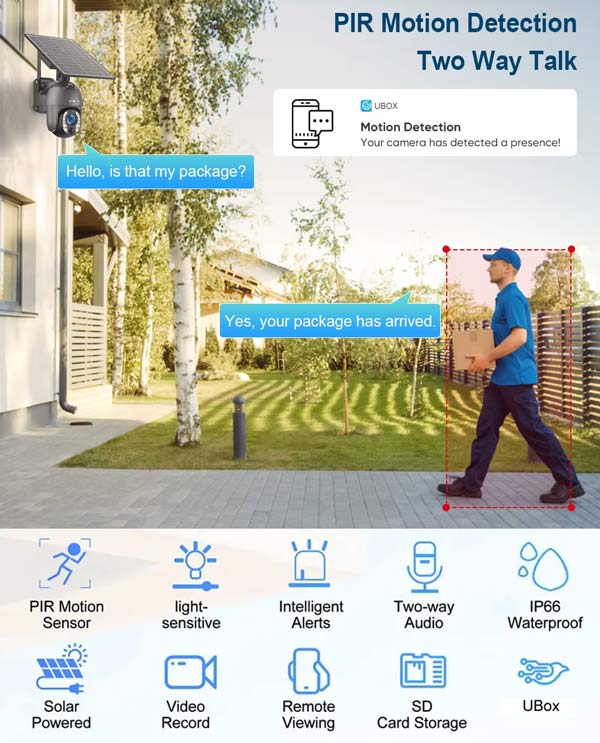 5MP Solar PTZ Camera – 20× Zoom & 20W Panel | PowerBee