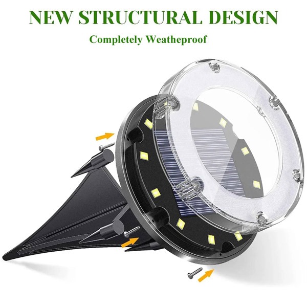 Solar Ground Uplights – IP67, Garden & Decking | PowerBee