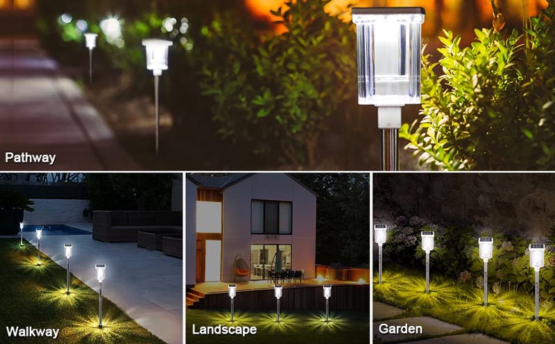 Lumi Solar Garden Lights 6-Pack | 15 Lumens Path Lights | PowerBee UK