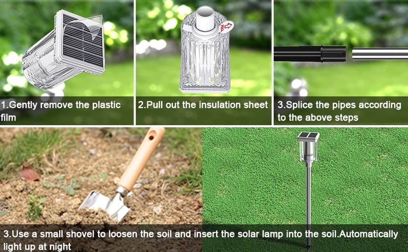 Lumi Solar Garden Lights 6-Pack | 15 Lumens Path Lights | PowerBee UK