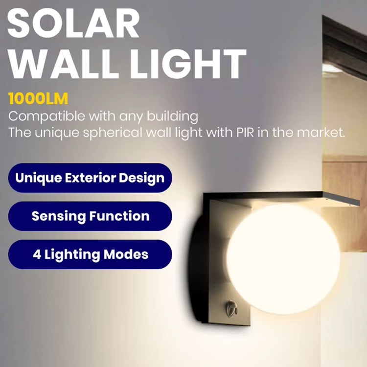 Lunar Sphere Spherical Solar Light – 1000 Lumen | PowerBee