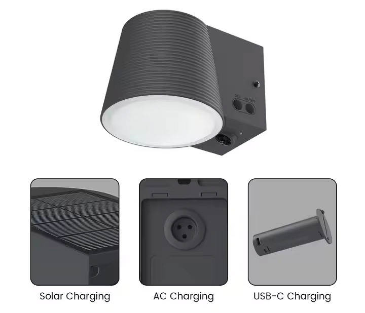 Oxford 1000 Lumen Classic Solar Wall Lamp – IP65 | PowerBee
