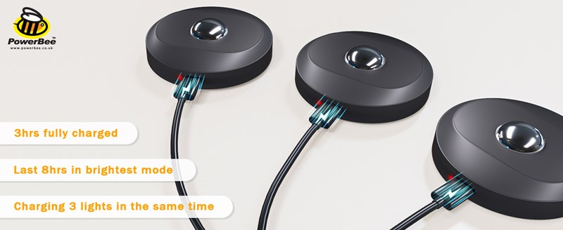 Battery Operated Lights With Remote, USB‑C Rechargeable | PowerBee