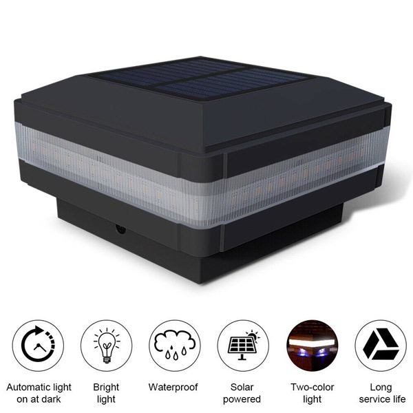 Solar Deck Post Lights – Bright 80–100 Lumen LED | PowerBee