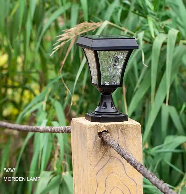 Solar Post Lantern Light | Classic Outdoor Garden Lighting