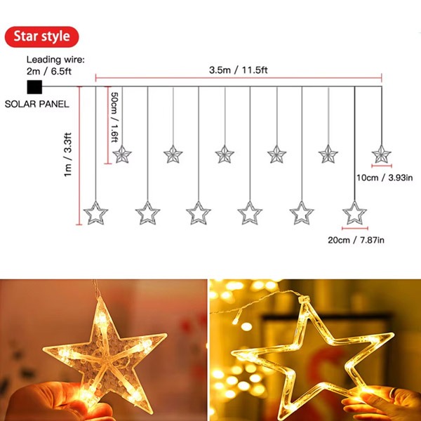 Solar Star Lights – LED Celestial String | PowerBee