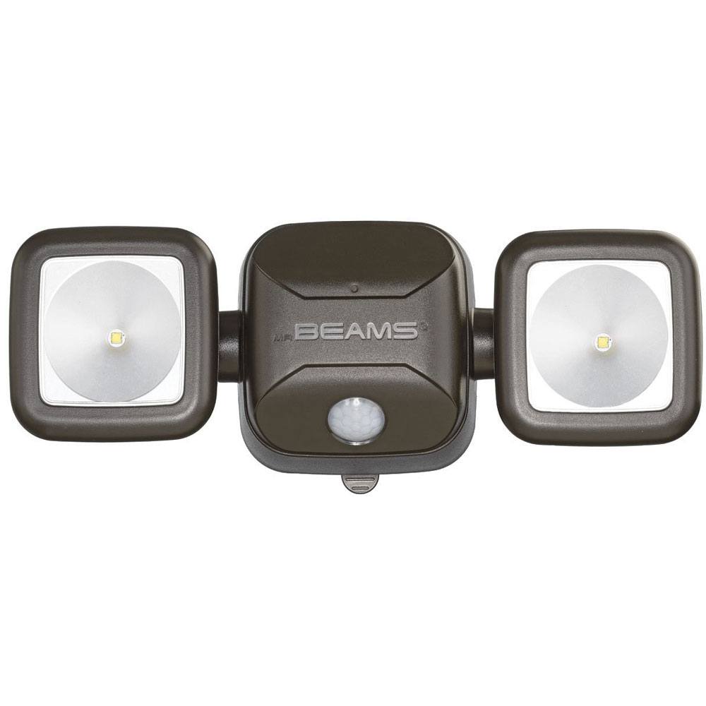 Battery Security Light Twin Head